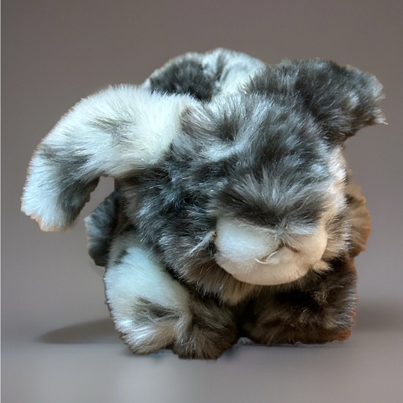 Walmart | Toys | Walmart Realistic Bunny Rabbit Plush Black White ...